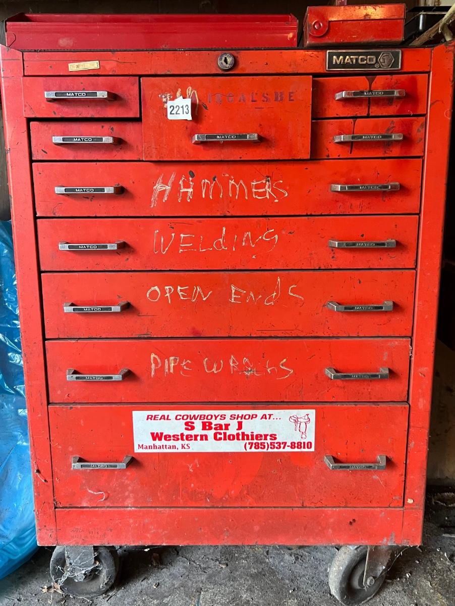 Red Matco toolbox | EstateSales.org