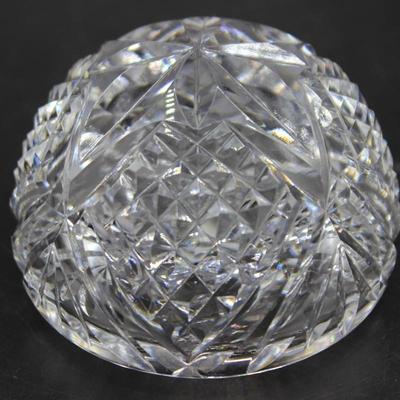 Vintage Waterford Cut Crystal Glass Art Hollow Dome Paperweight Mid ...