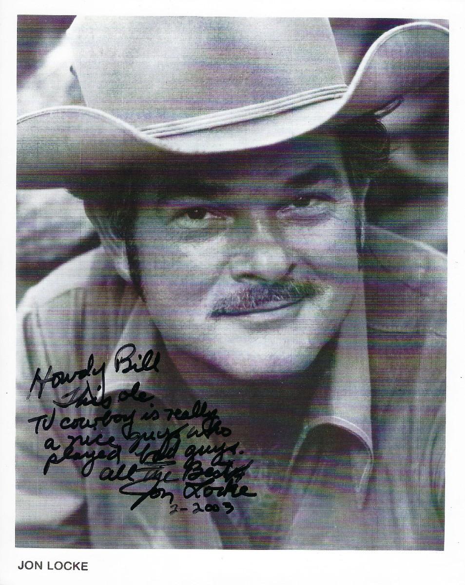 Gunsmoke's Jon Locke signed photo | EstateSales.org