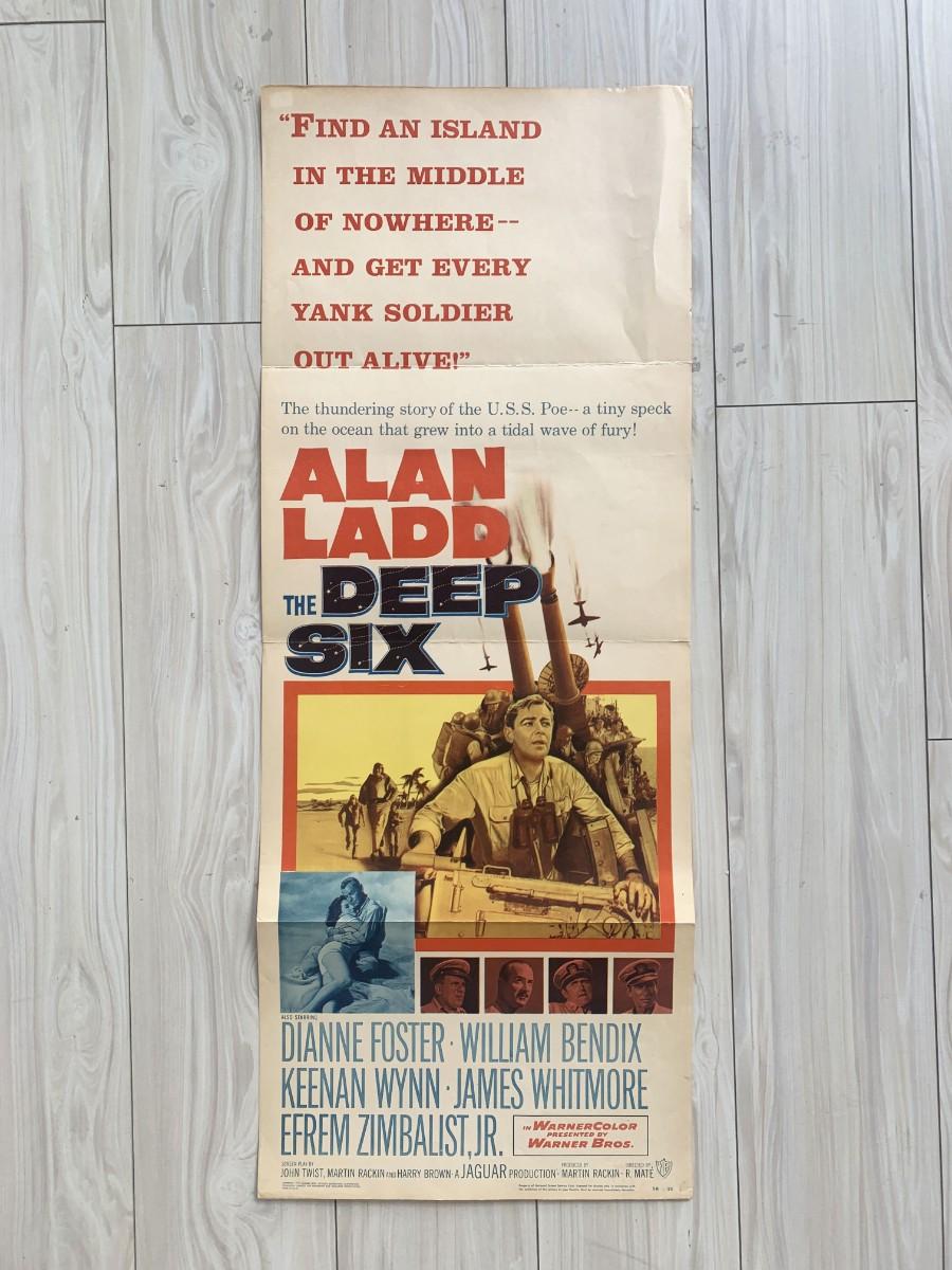 The Deep Six original 1958 vintage movie poster | EstateSales.org