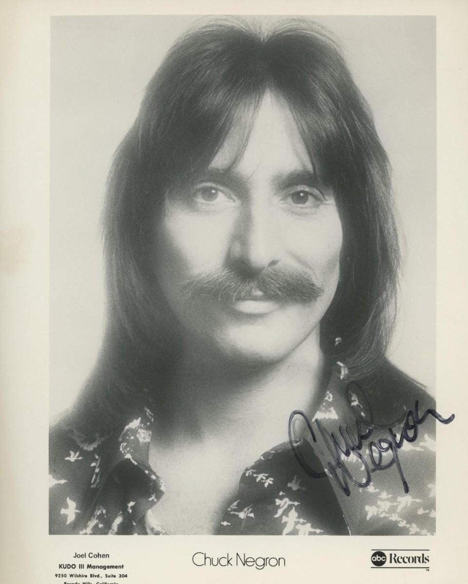 Three Dog Nights Chuck Negron signed photo. GFA Authenticated ...