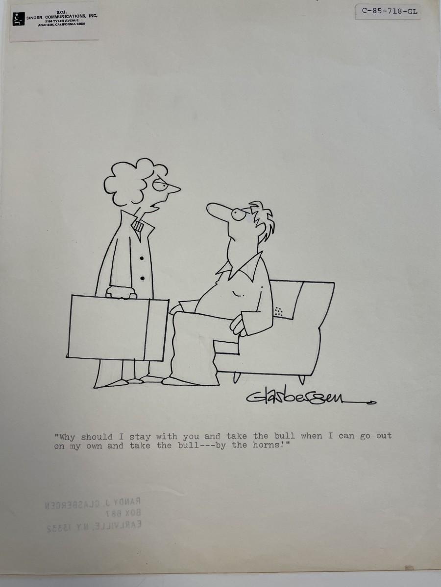 Randy Glasbergen Original Cartoon | EstateSales.org