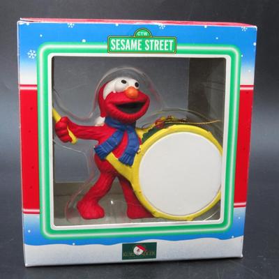 Sesame Street Kurt S. Adler Collectible Elmo Marching Band Drum ...