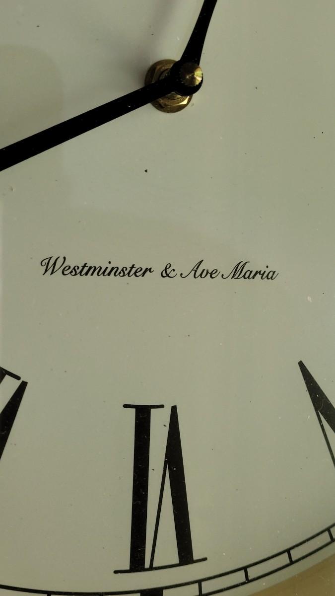 BULOVA Regulator Clock with Westminster & Ave Maria Dual Chime ...