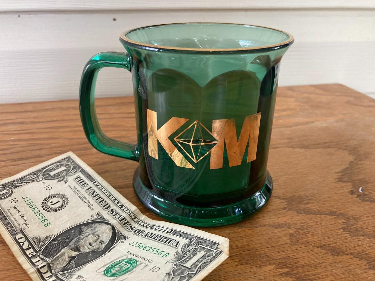 K & M Emerald Mug | EstateSales.org