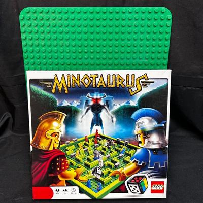 LEGO Minotaurus Building Block Board Game and Large Green Base Plate ...