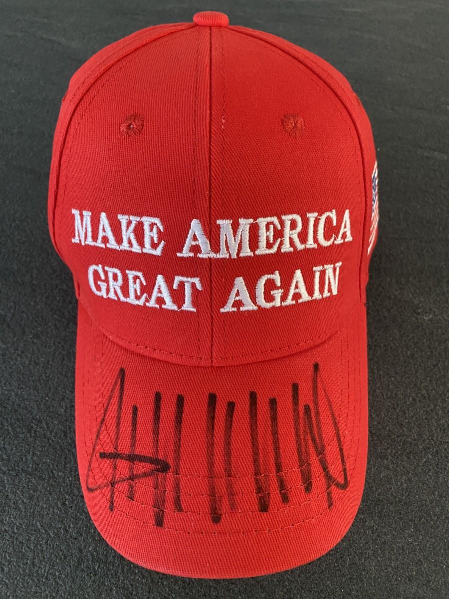 Donald Trump signed MAGA baseball cap | EstateSales.org
