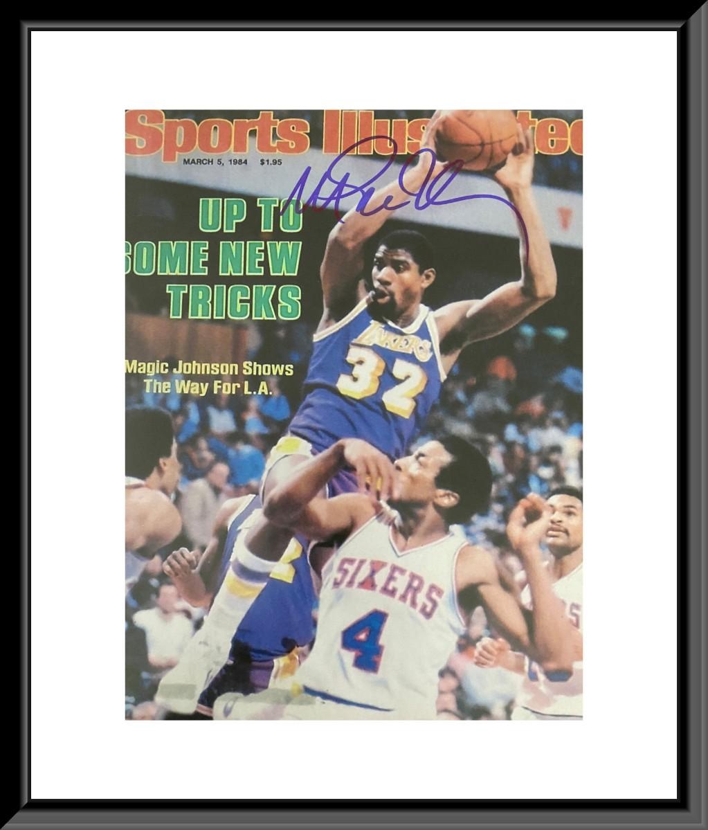 Magic Johnson signed photo | EstateSales.org
