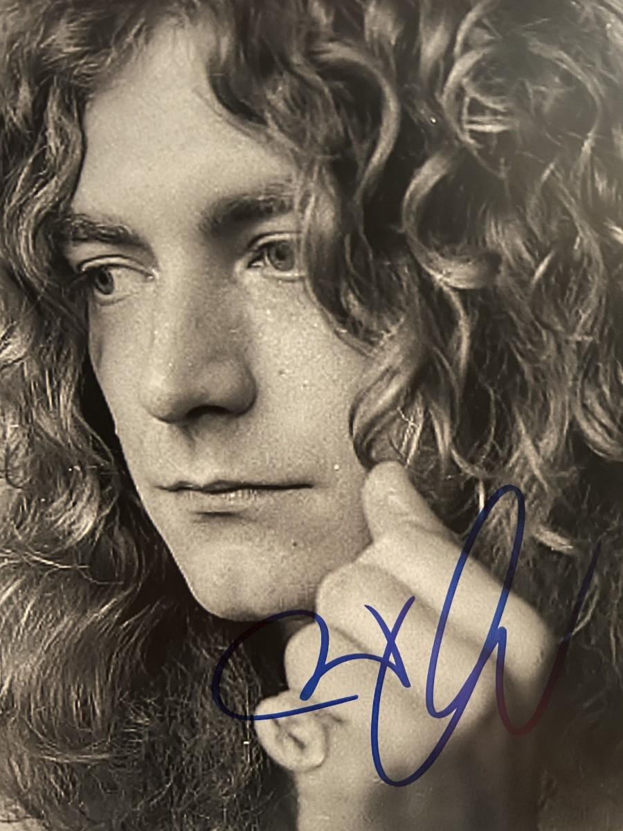 Led Zeppelin Robert Plant signed photo | EstateSales.org