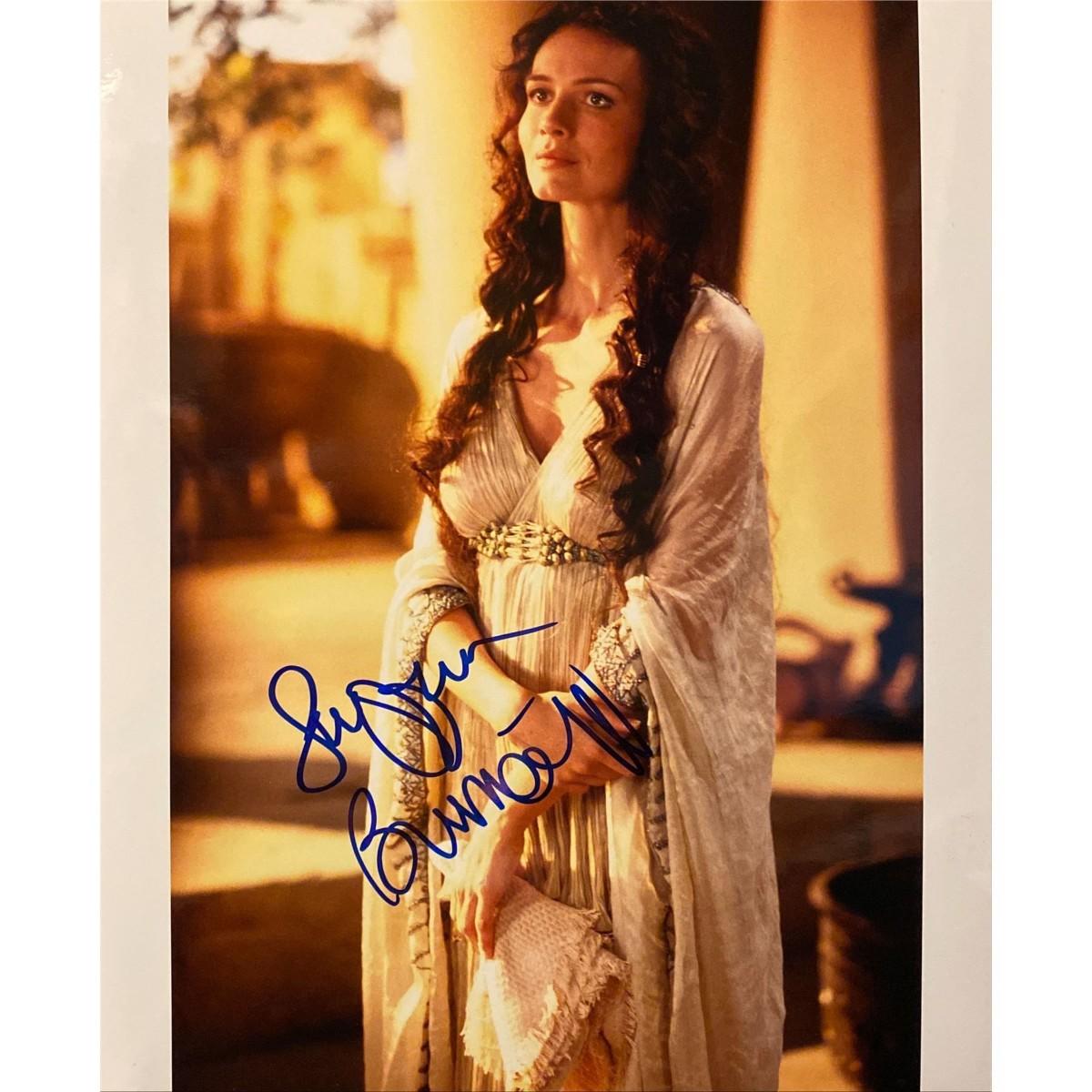 Troy Saffron Burrows signed movie photo | EstateSales.org