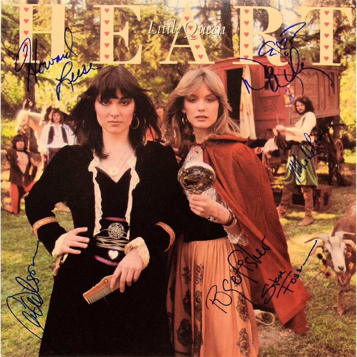 Heart signed Little Queen album | EstateSales.org