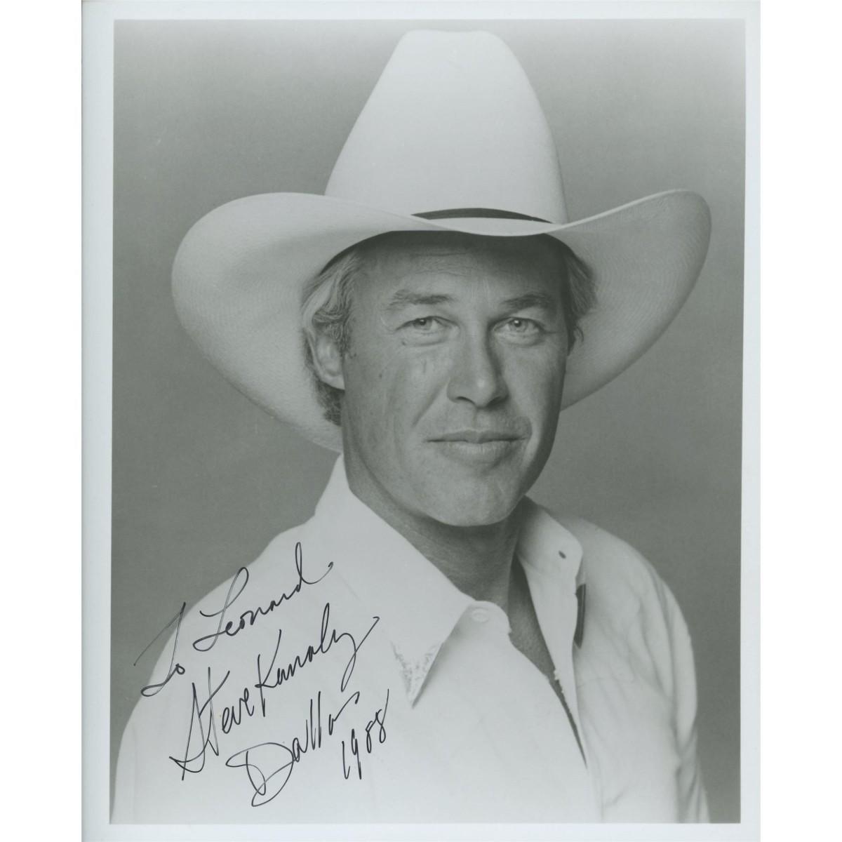 Dallas Steve Kanaly signed photo | EstateSales.org