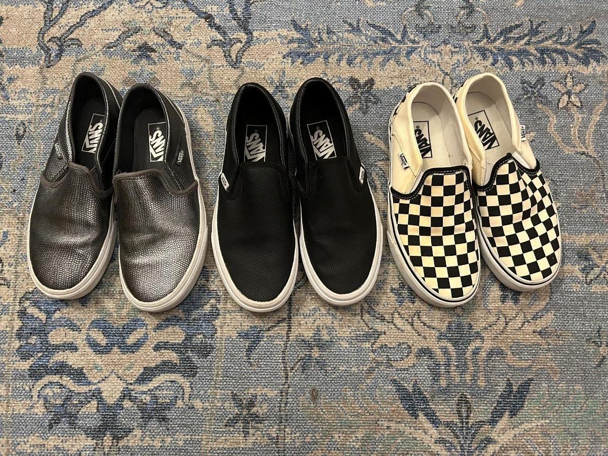 LOT 101C: Three Pair Of Women’s Vans Sneakers | EstateSales.org