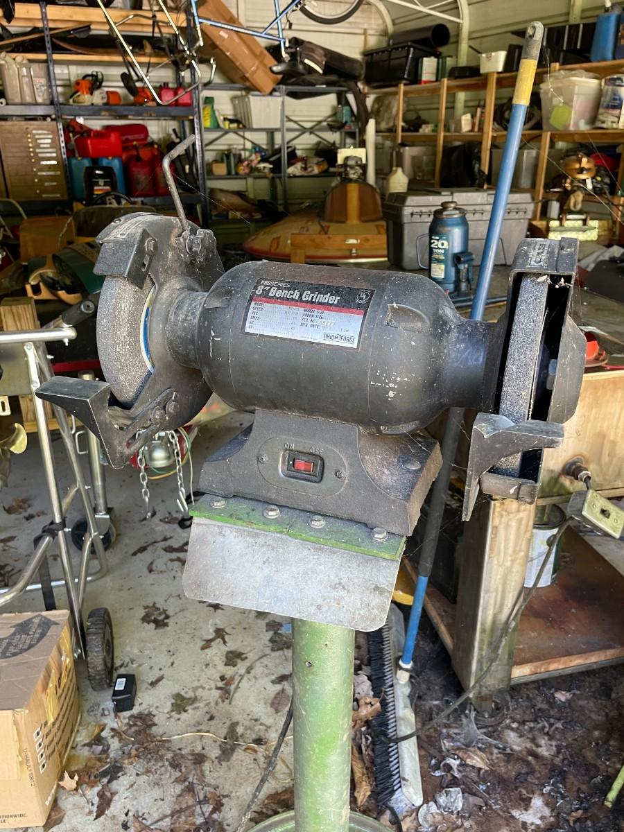 Ohio Forge 8" Bench Grinder | EstateSales.org