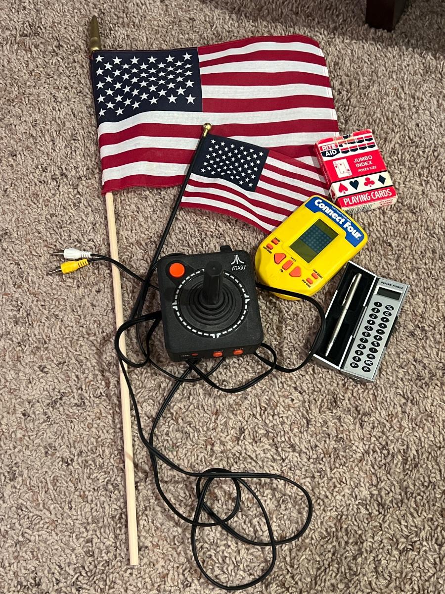 Atari, connect four, flags, cards | EstateSales.org