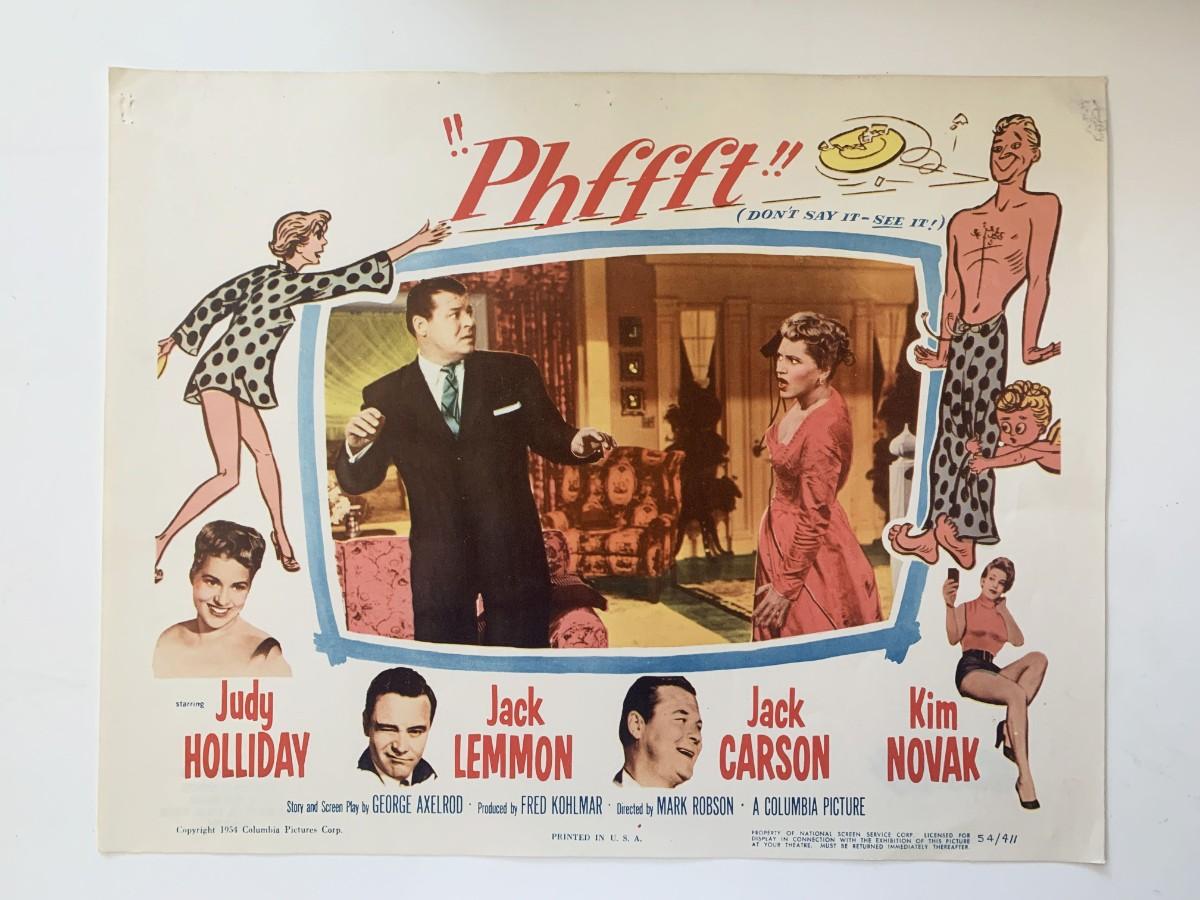 Phffft original 1954 vintage lobby card | EstateSales.org