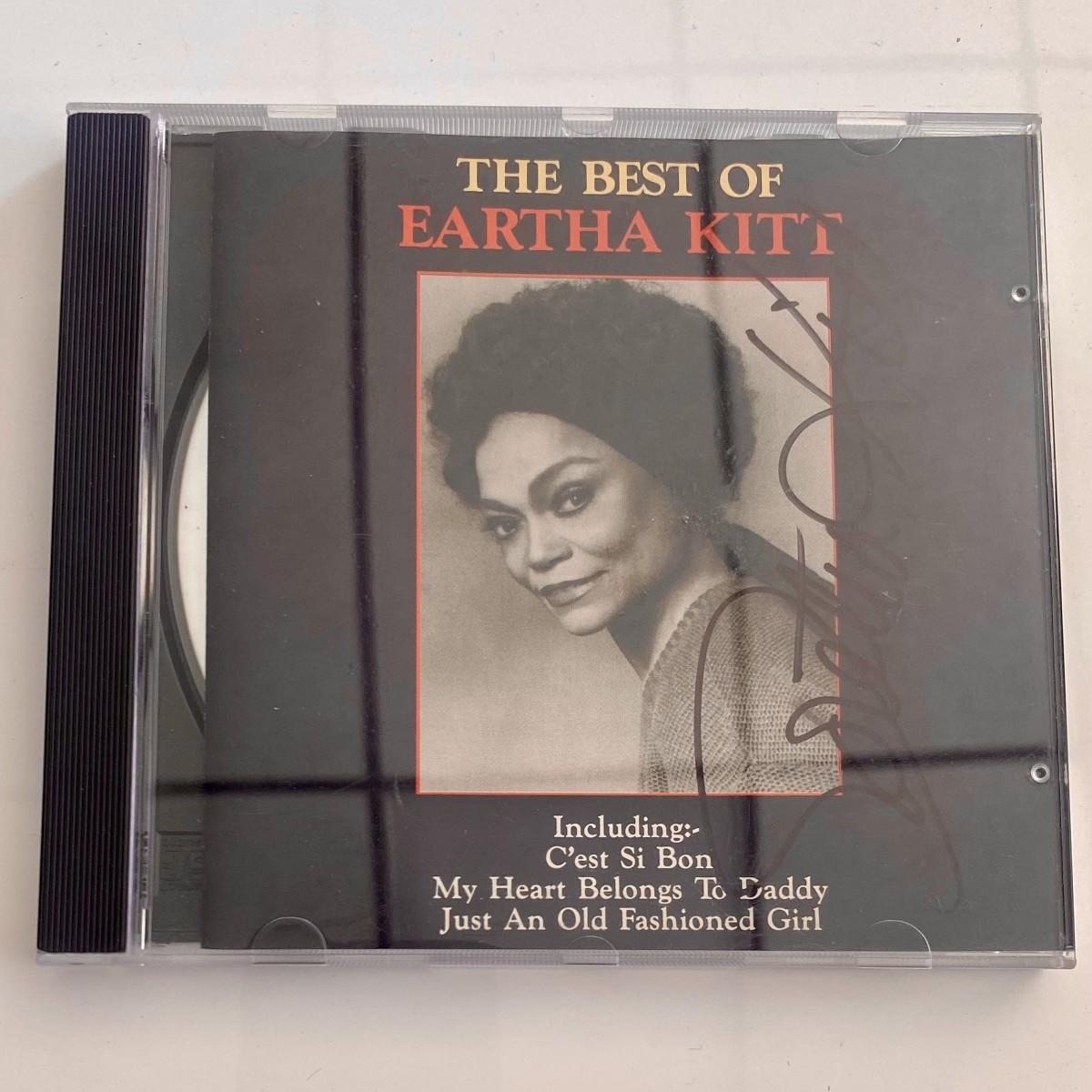 Eartha Kitt signed album | EstateSales.org