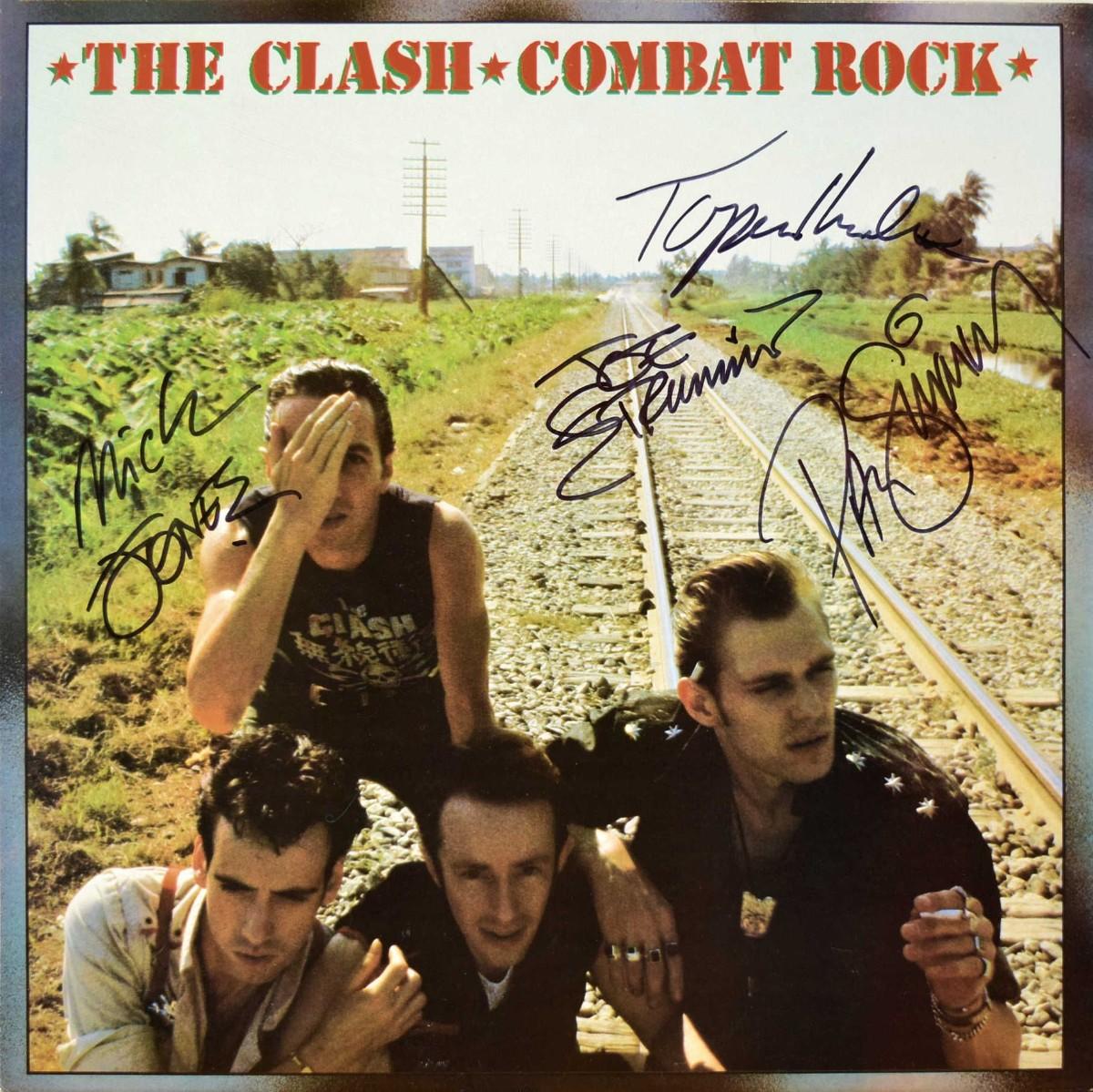 The Clash signed Combat Rock album | EstateSales.org