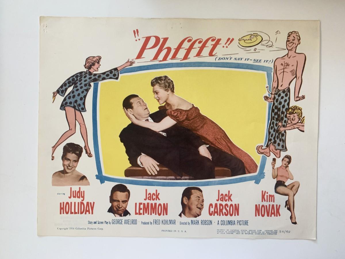 Phffft original 1954 vintage lobby card | EstateSales.org