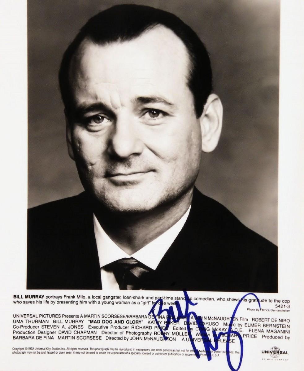 Bill Murray signed photo | EstateSales.org