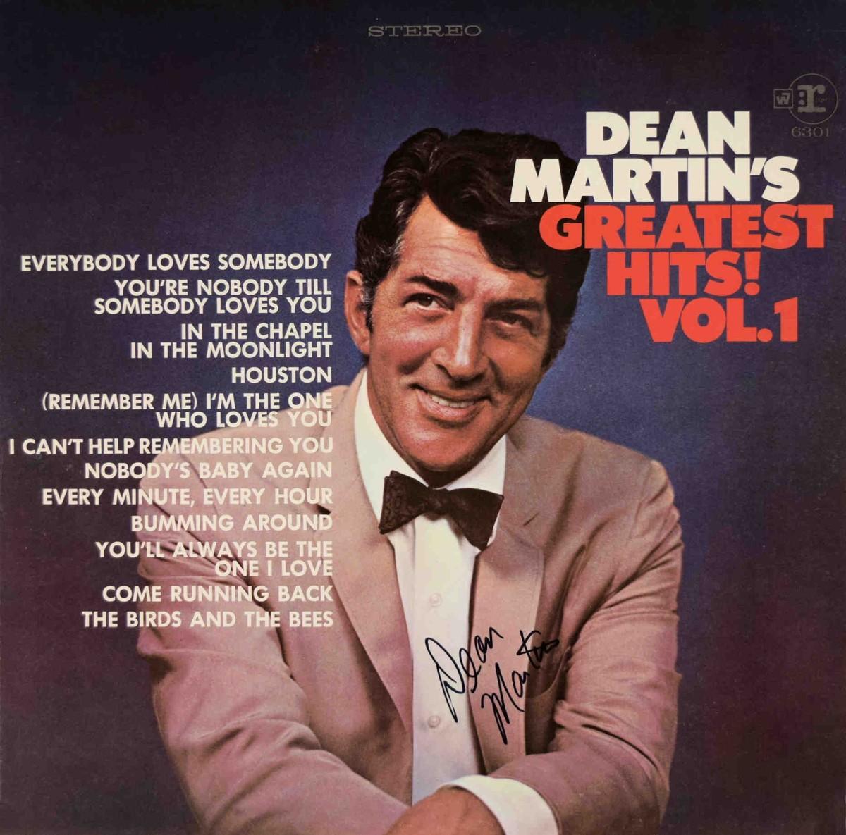 Dean Martin signed Greatest Hits! Vol. 1 album | EstateSales.org