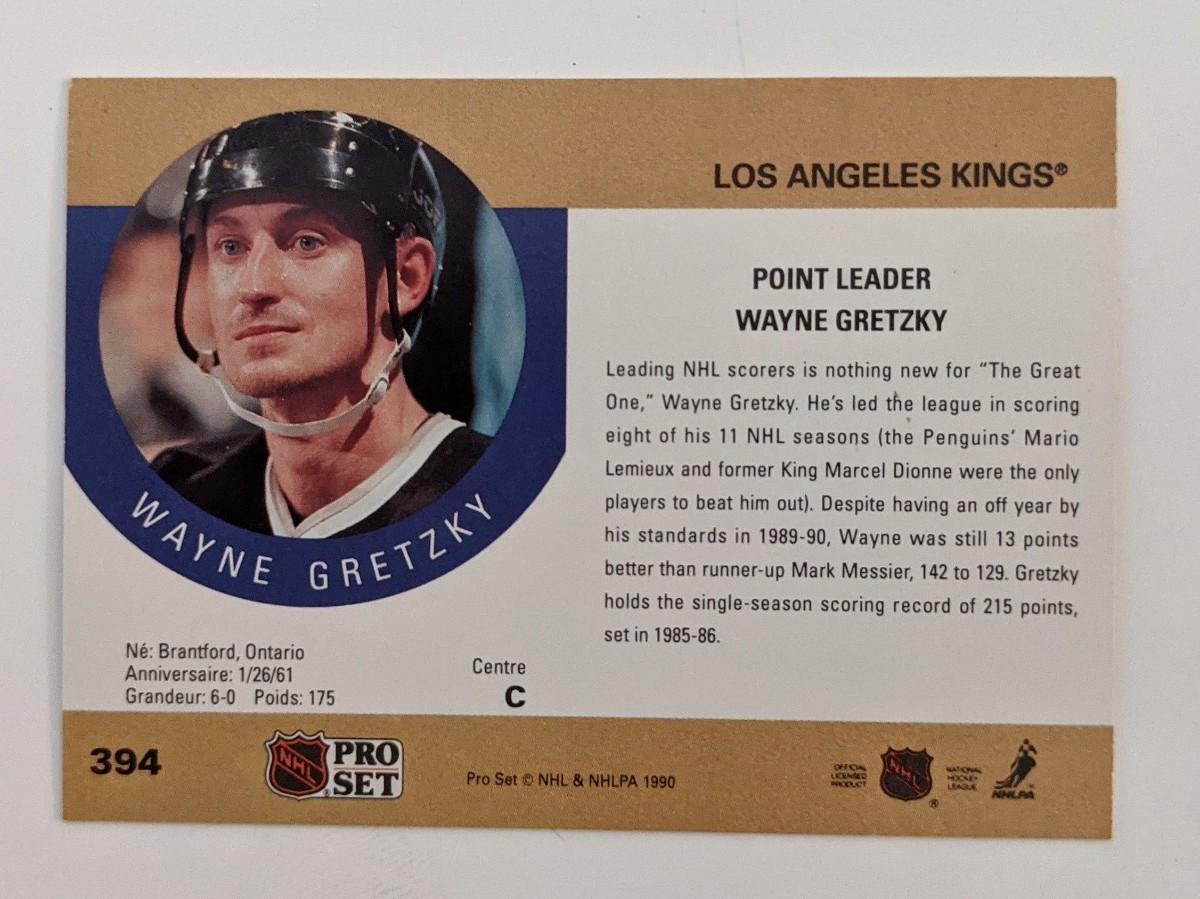 Wayne Gretzky LA Kings NHL Pro Set Hockey Card | EstateSales.org