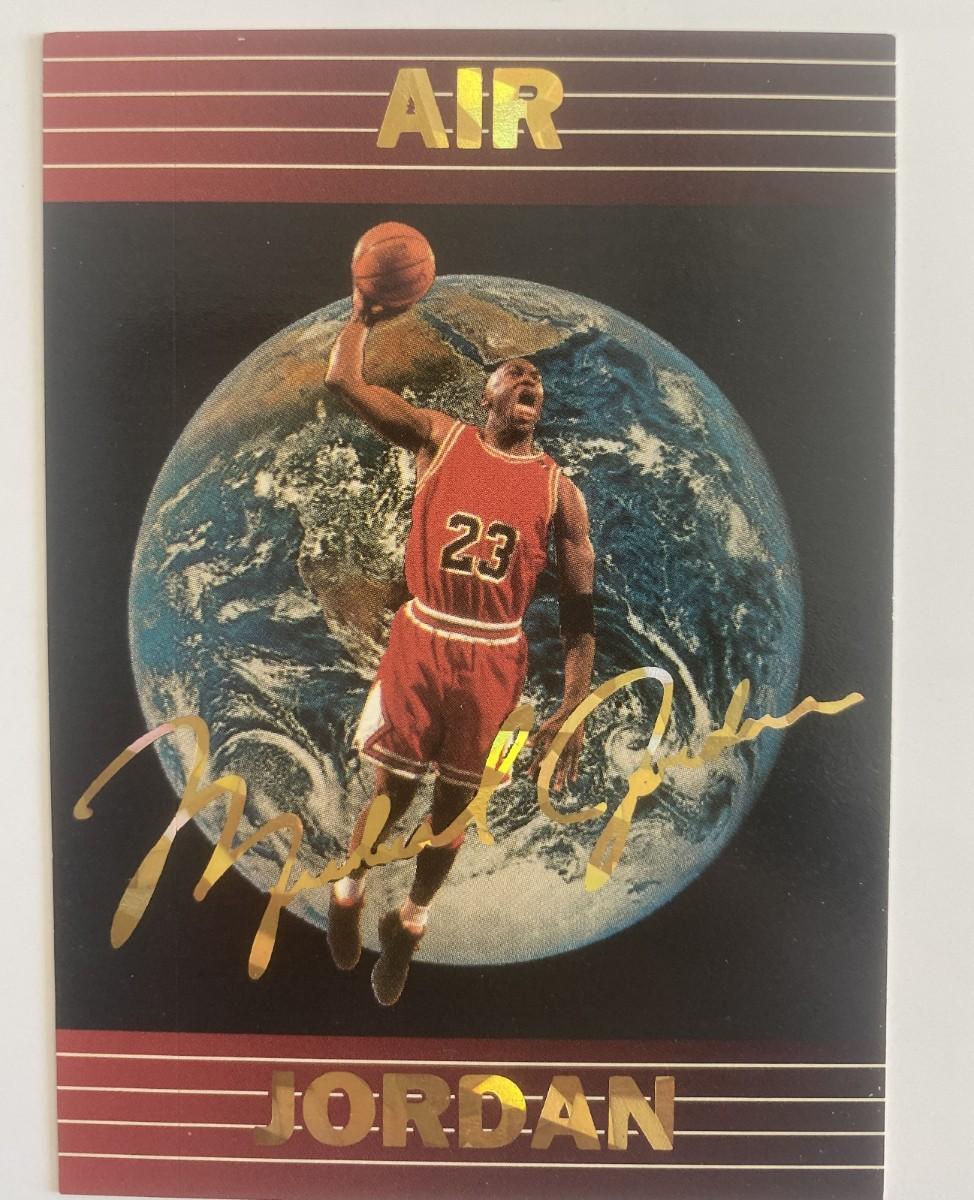 Michael Jordan #23 Air Jordan Card | EstateSales.org