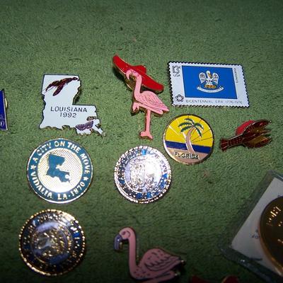 LOT 190 THESE ARE COLLECTABLE GREAT STATE PINS! CO TX AR AZ NM FL LA ...