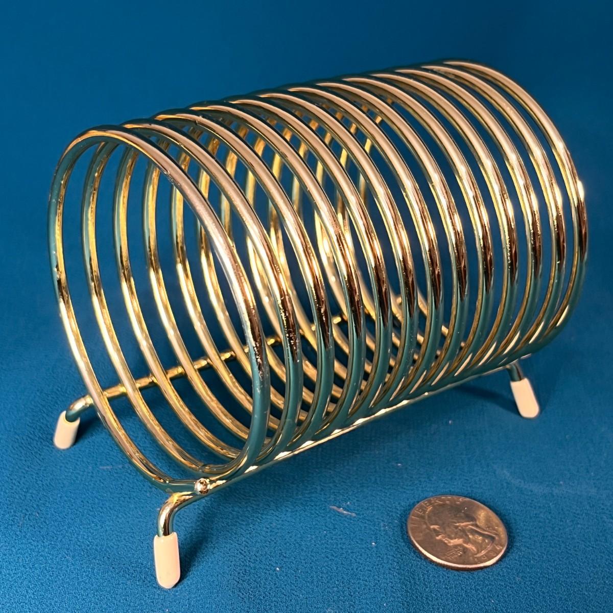 VINTAGE DESK TOP COILED WIRE PAPER HOLDER | EstateSales.org