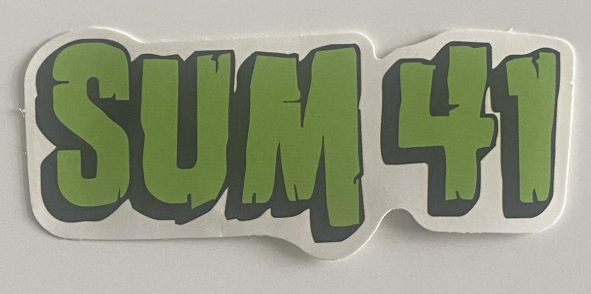 Sum 41 logo sticker | EstateSales.org