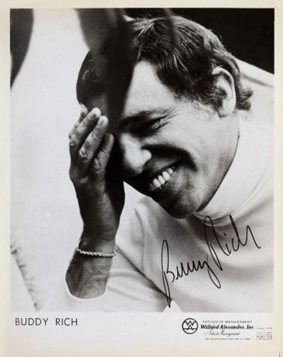 Buddy Rich signed promo photo | EstateSales.org