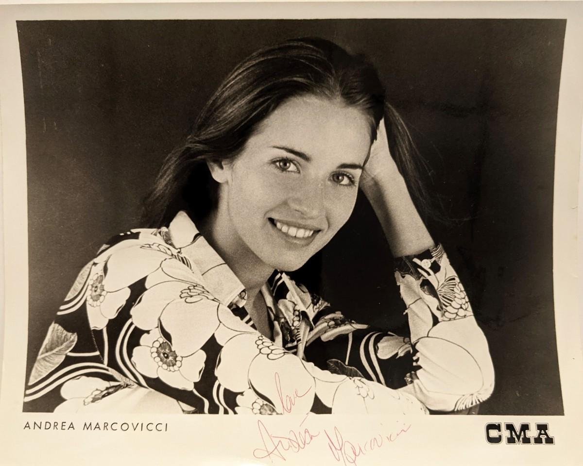 Andrea Marcovicci signed photo | EstateSales.org