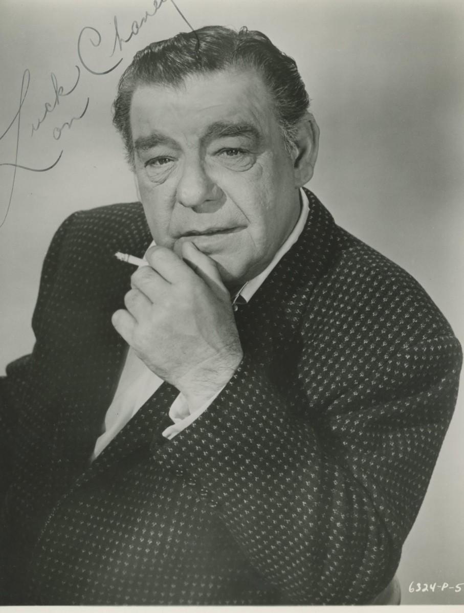 Lon Chaney Universal Monster signed photo | EstateSales.org