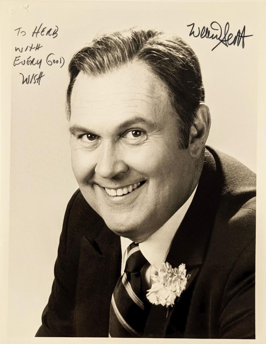 Weatherman Willard Scott signed photo | EstateSales.org