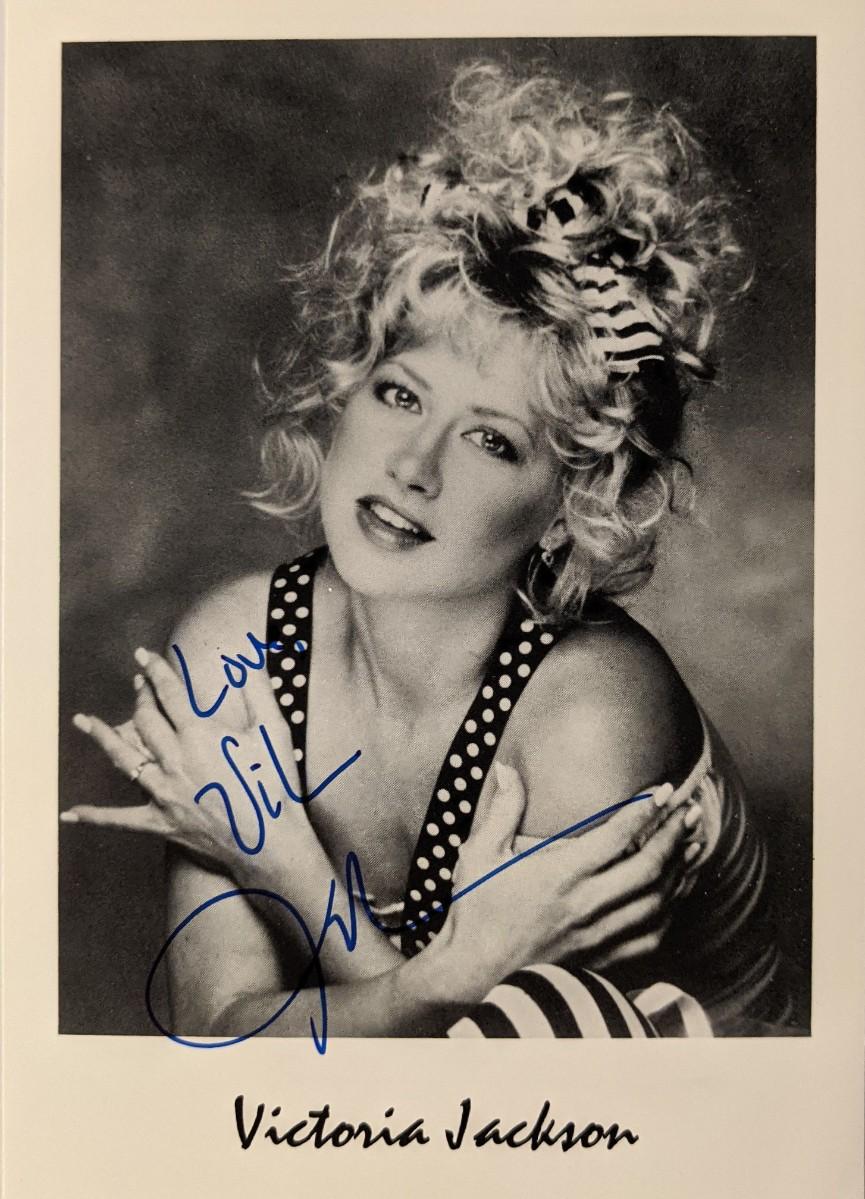 Victoria Jackson Signed Photo | EstateSales.org