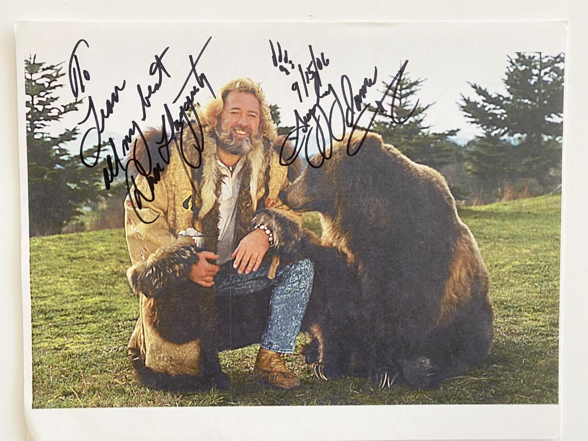 Grizzly Adams Dan Haggarty signed photo. | EstateSales.org