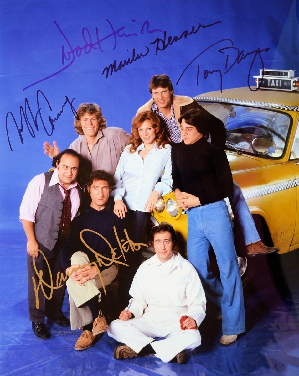 Taxi cast signed photo | EstateSales.org