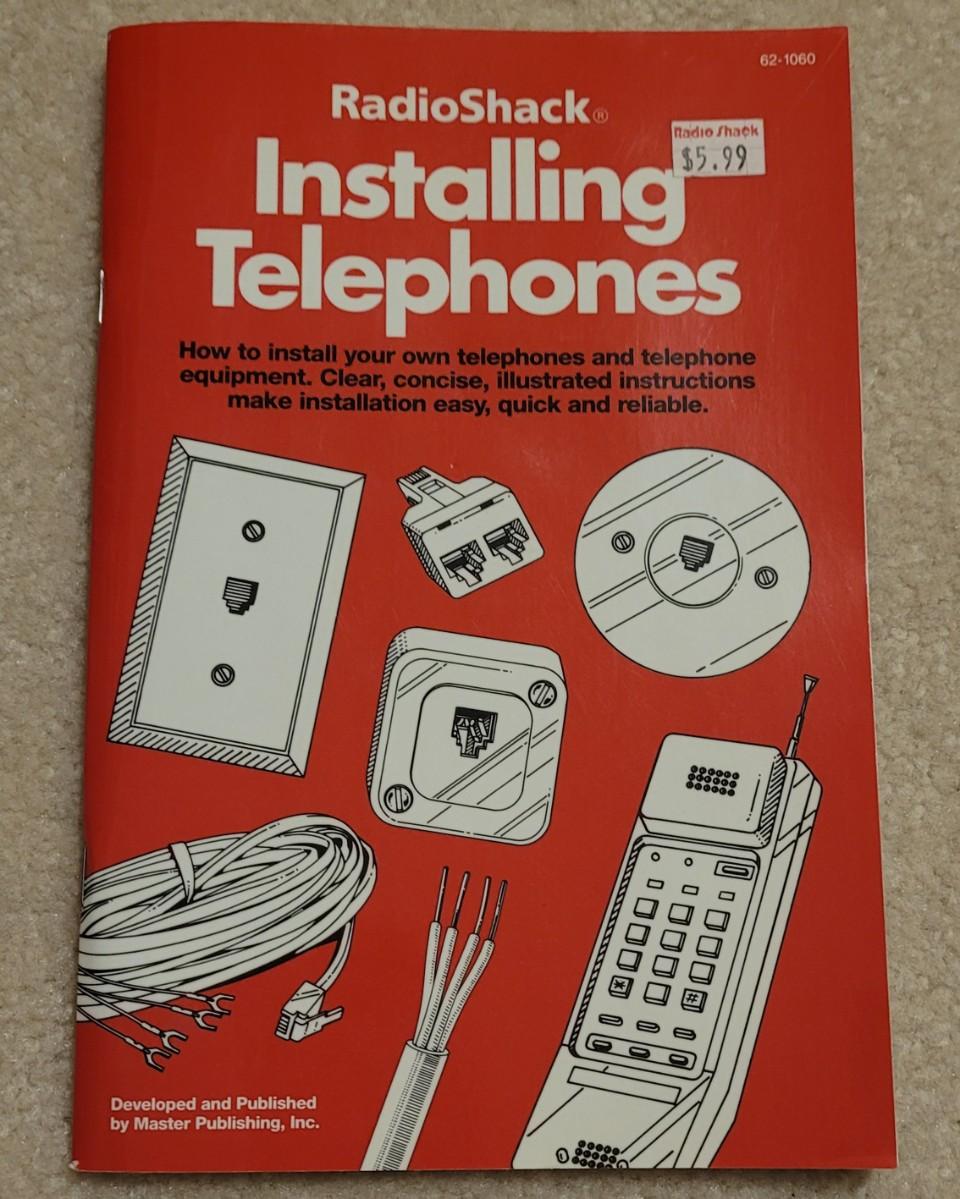 73: Vintage Telephone Radio Shack Book | EstateSales.org