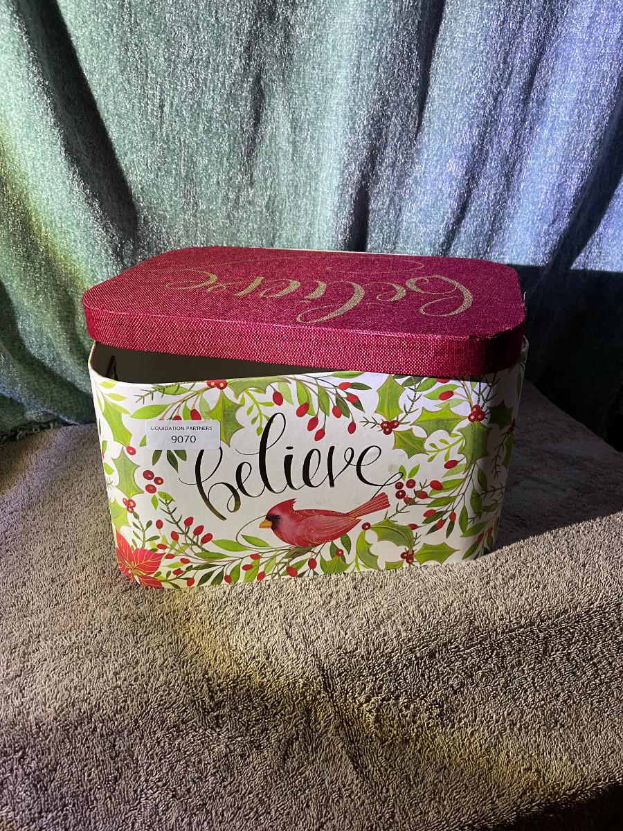 Christmas Box - Believe | EstateSales.org