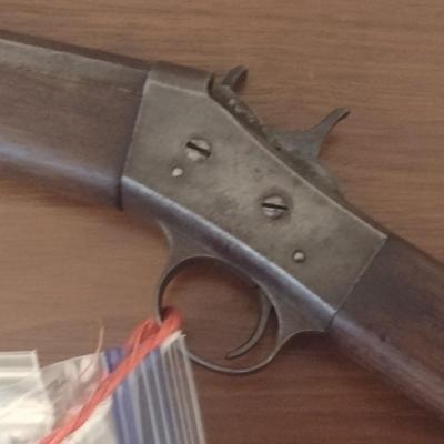 Antique Late 19th Century Remington #4 Single Shot .22 Rimfire Rifle ...