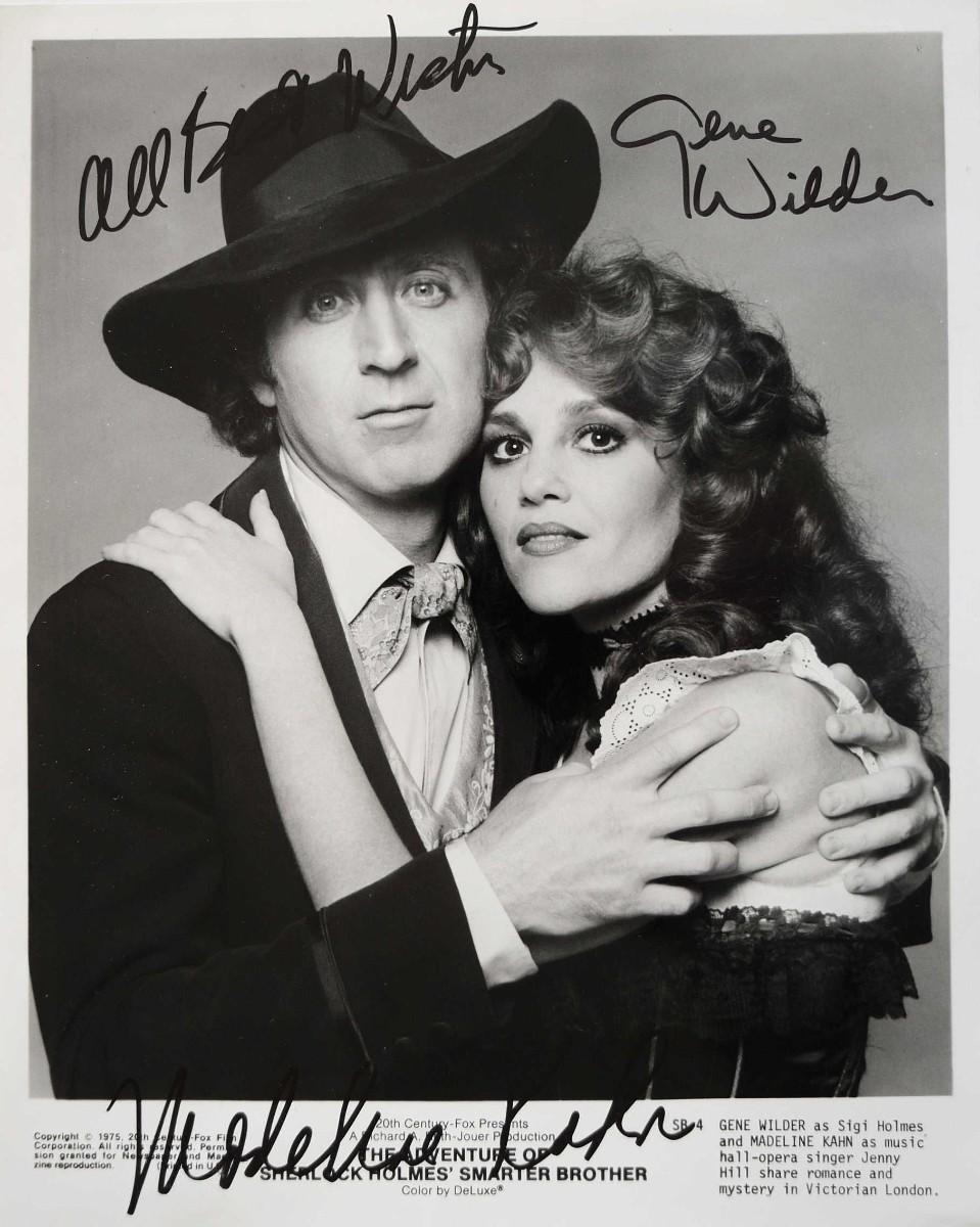 Gene Wilder & Madeline Kahn signed photo | EstateSales.org