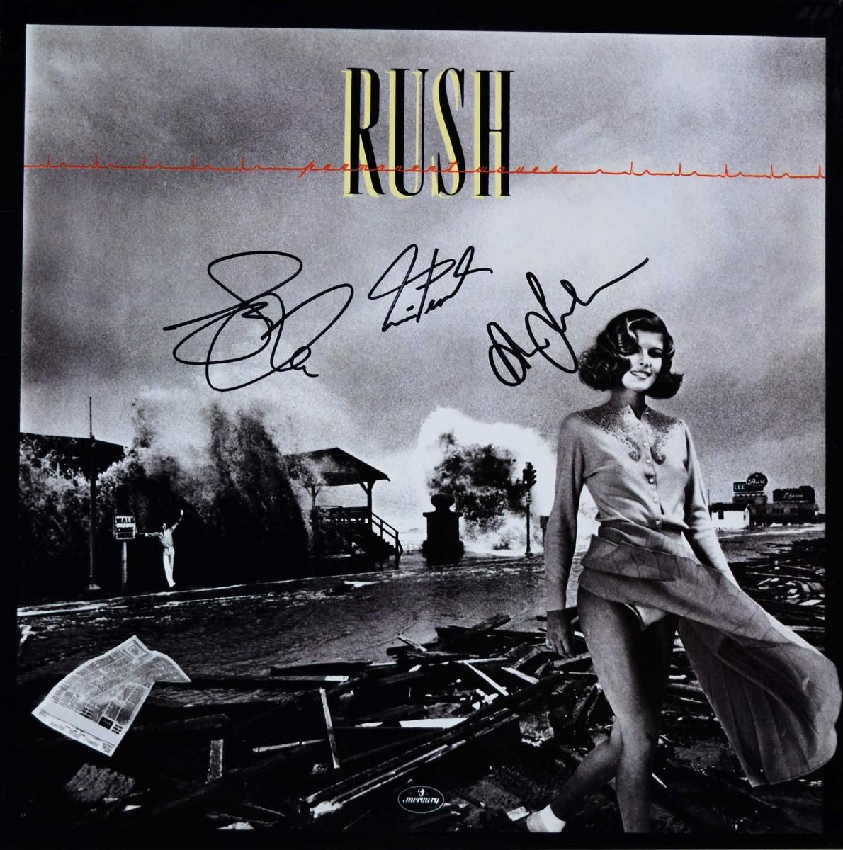 Rush signed Permanent Waves album | EstateSales.org