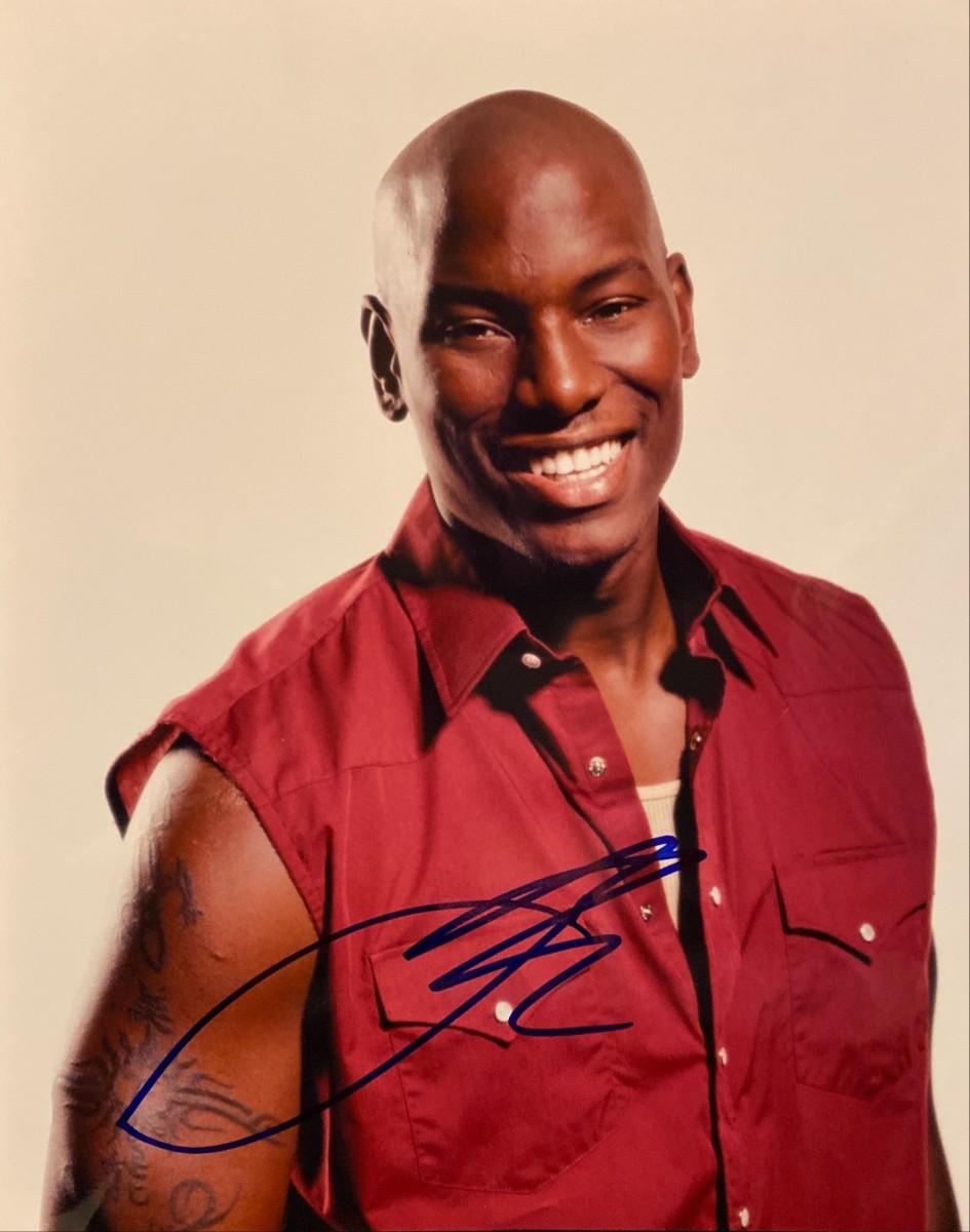 Tyrese Gibson signed photo | EstateSales.org