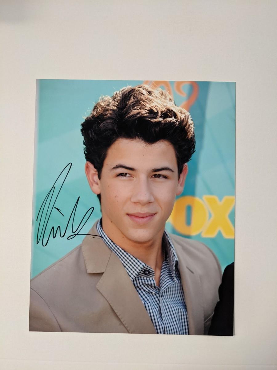 Nick Jonas signed photo | EstateSales.org