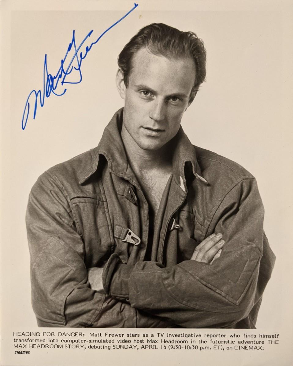 Matt Frewer signed photo | EstateSales.org