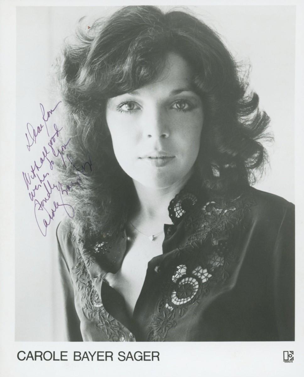 Carole Bayer Sager Signed Photo