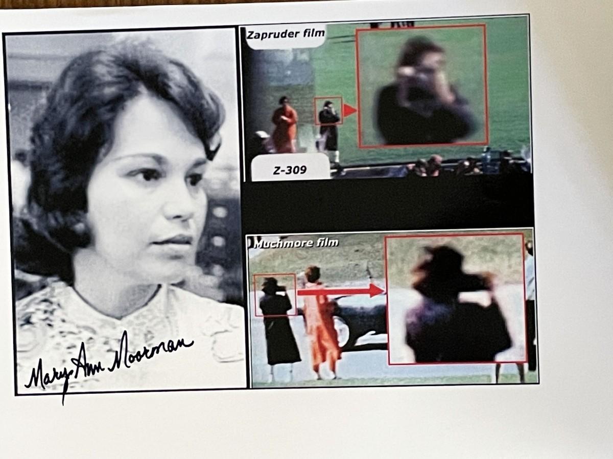 JFK Assassination witness Mary Moorman signed photo | EstateSales.org