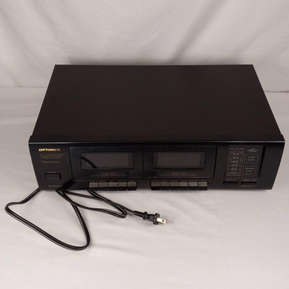 Optimus Professional Series SCT-53 High Speed Dubbing Stereo Cassette ...