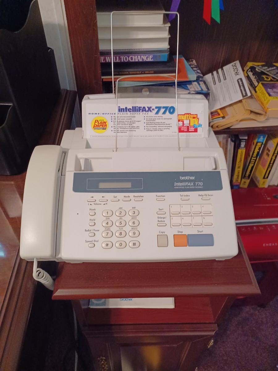Brother Fax 770 IntelliFAX 770 Home/Office Plain Paper Facsimile ...