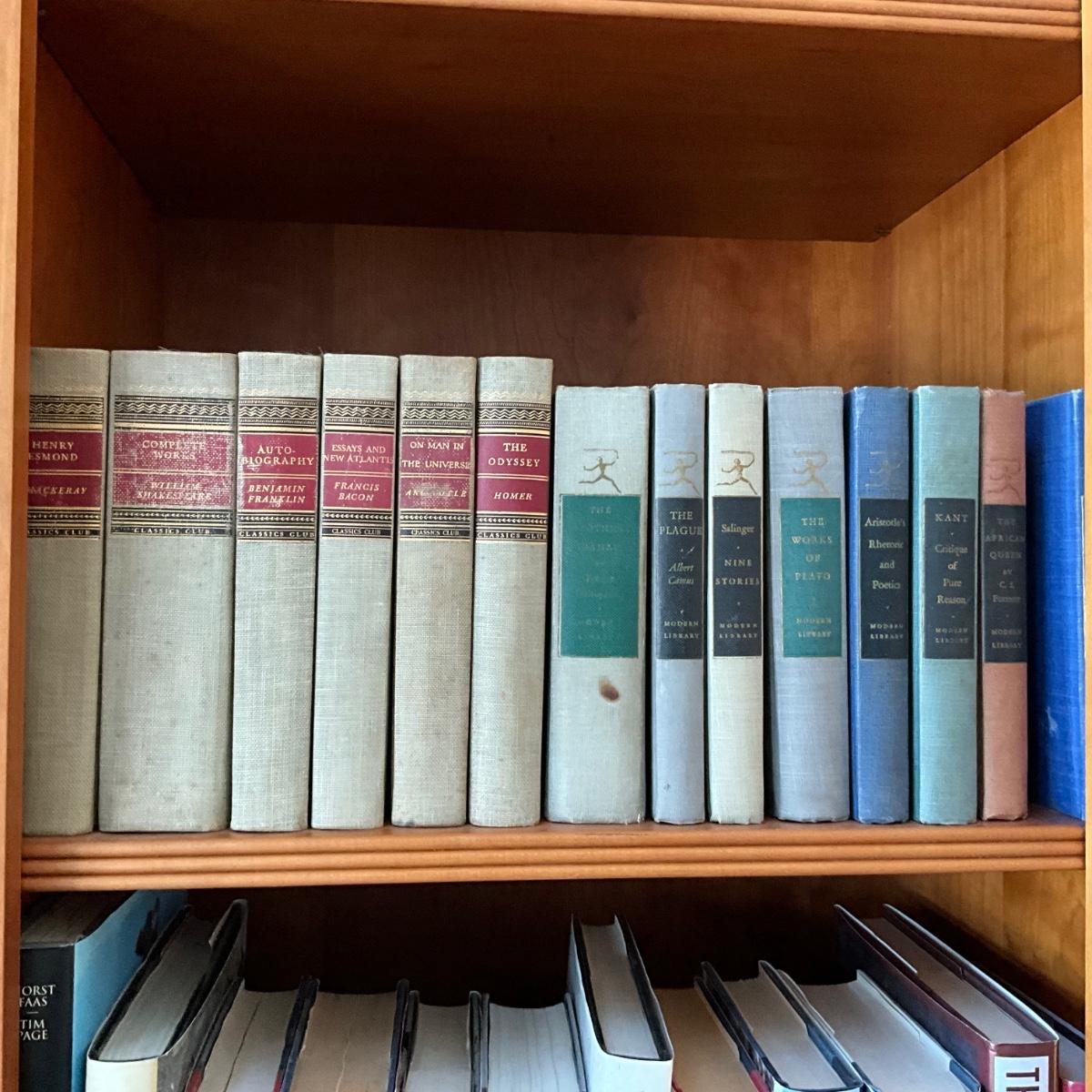 LR-1080 Set of Classic Club Modern Library Books | EstateSales.org